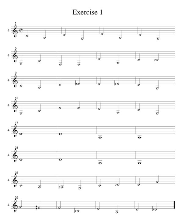 Lines Choral Ear Training Studies SATB | Muse Eek