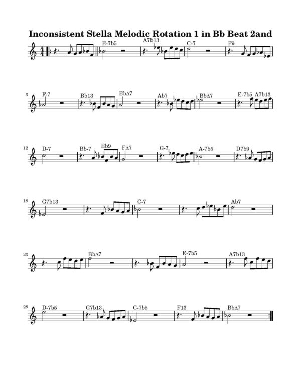 Playing Off The Melody Stella - Muse EekMuse Eek
