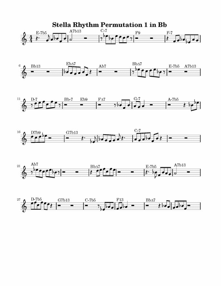 Playing Off The Melody Stella - Muse EekMuse Eek