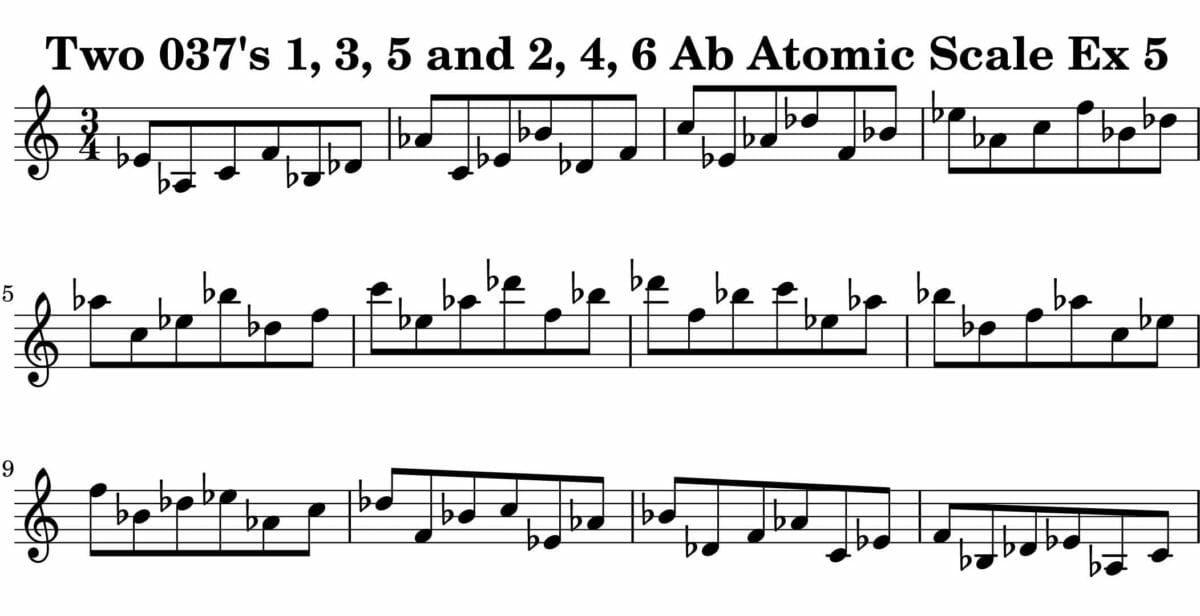 Harmonic and Melodic Equivalence V19A Two Triad Pair - Muse EekMuse Eek