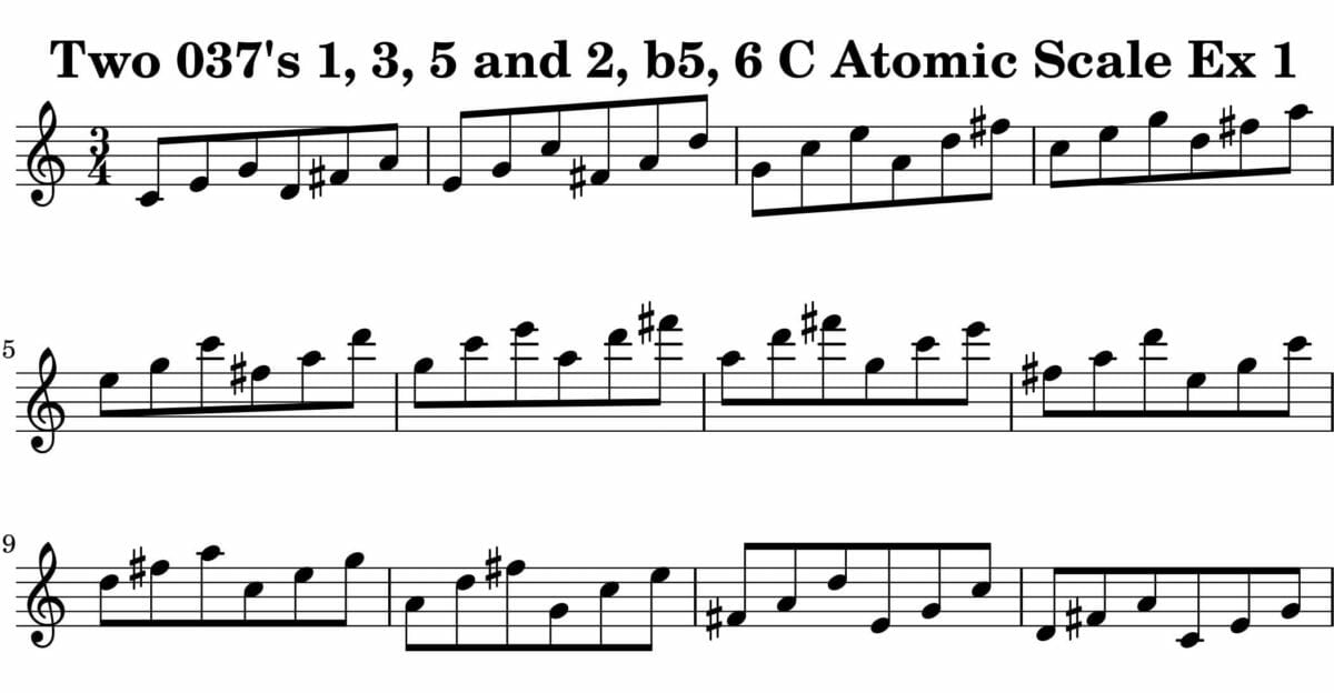 Harmonic and Melodic Equivalence V19B Two Triad Pair - Muse EekMuse Eek